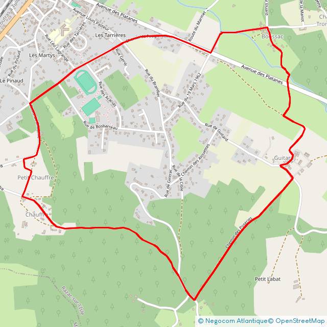 Boucle des Hauts de Razac - Guide du Périgord